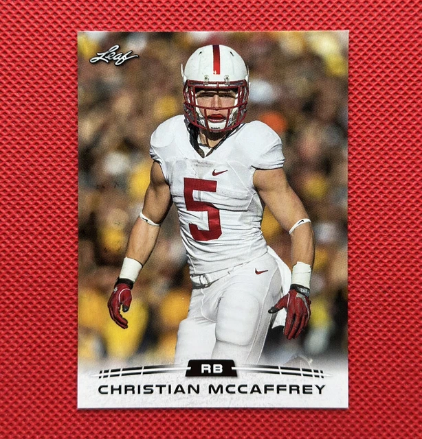 2017 LEAF CHRISTIAN McCaffrey recrue RC #1 Stanford Cardinals S.F 49ers ...