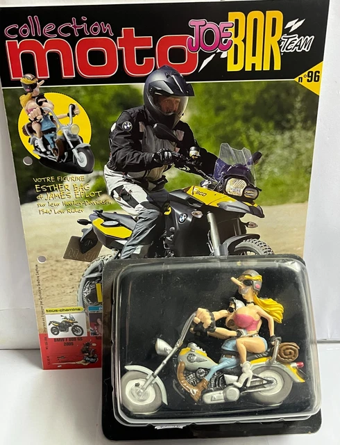MOTO JOE BAR Team 96 Harley-Davidson 1340 Low Rider E. Bag 1/18 Box ...