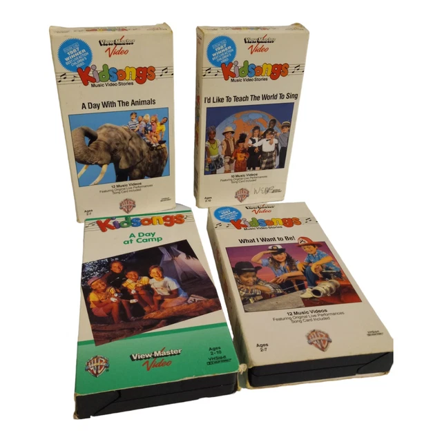 KIDSONGS VHS LOT of 4 view master video music video stories EUR 7,61 ...