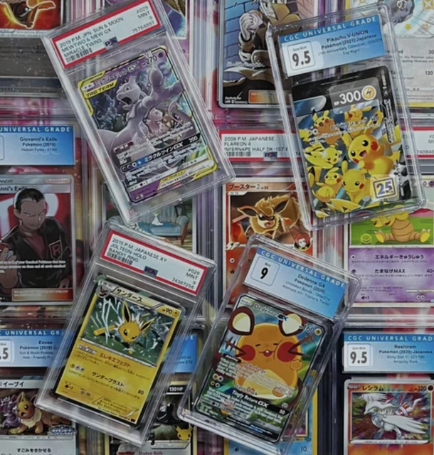POKÉMON GRADED CARDS (1 slabs) Arkezon, CGC, PSA ,BGS . Guarantee High ...