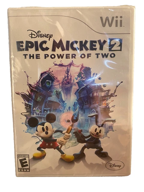 DISNEY EPIC MICKEY 2: The Power of Two Video Game For Nintendo Wii New ...