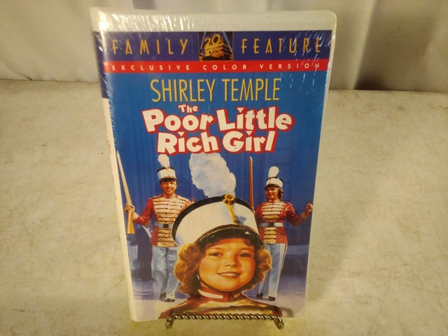 SHIRLEY TEMPLE THE Poor Little Rich Girl (VHS) 20th Century Color 1936 ...
