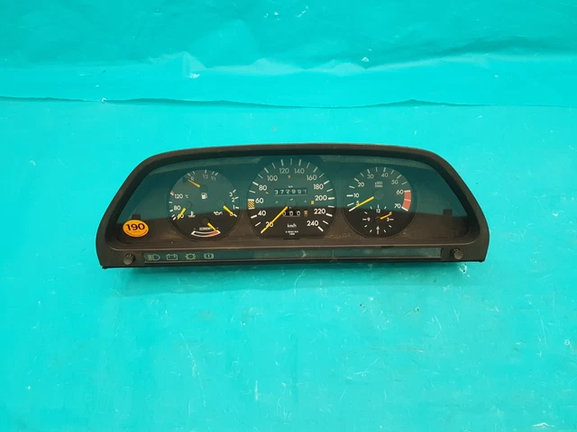 GENUINE MERCEDES-BENZ W126 COMBO INSTRUMENT SPEEDOMETER speedometer ...