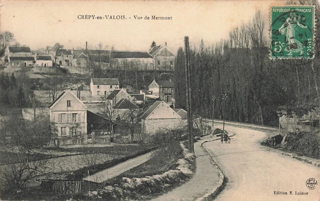 60 CREPY EN Valois Vue De Mermont EUR 5,90 - PicClick FR