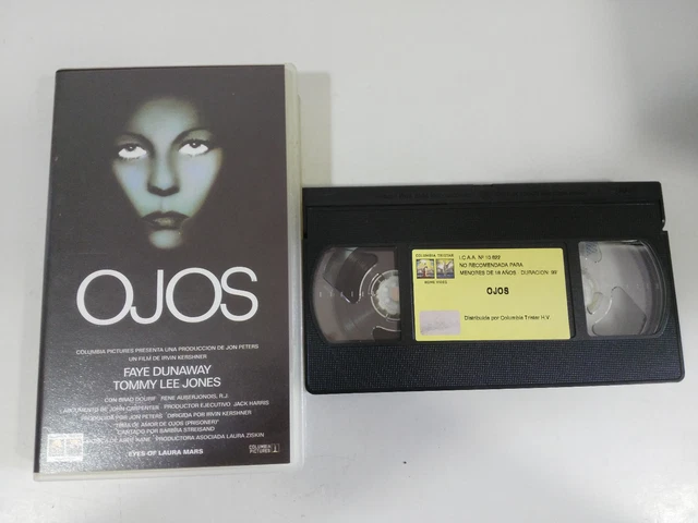 EYES TOMMY LEE Jones Faye Dunaway Kershner Vhs Tape Castilian Collector ...