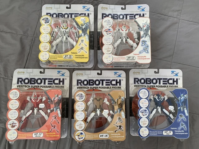 TOYNAMI ROBOTECH VERITECH Super Poseable Figure Harmony Gold 2001 Set ...