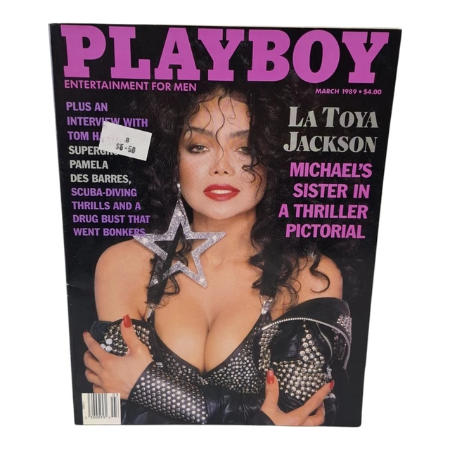 Playboy Magazine March 1989 La Toya Jackson Laurie Wood No C F 23 99