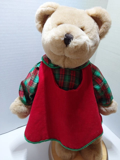 GEMMY CHRISTMAS SINGING Dancing Teddy Bear Santa Claus is Coming To ...