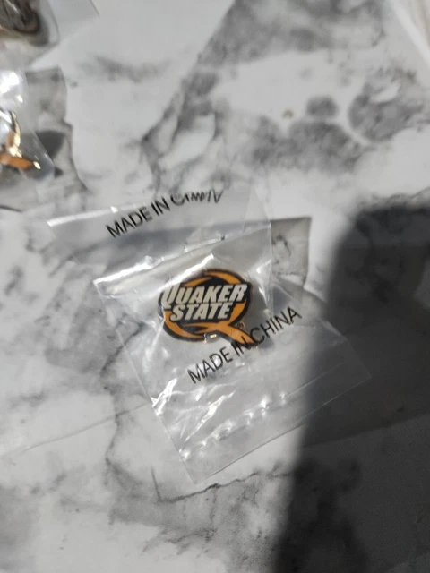 VINTAGE NEW QUAKER State Motor Oil Lapel Pin Tie Tack Badge Q Logo Auto ...