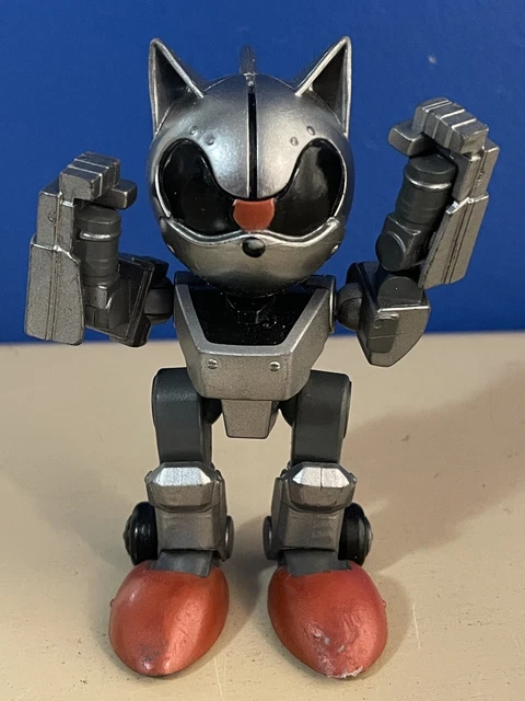 SONIC THE HEDGEHOG 30th Anniversary 4" Mecha Sonic Figure Jakks Pacific ...