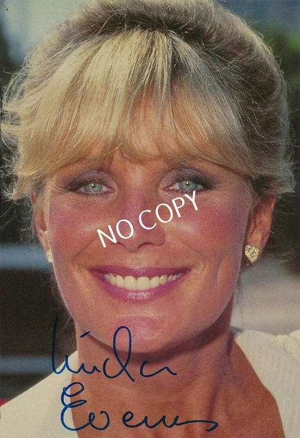 100% ORIGINAL AUTOGRAPH Card Autographed Linda Evans E1.24 $107.45 - PicClick AU