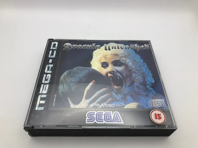 DRACULA UNLEASHED SEGA Mega CD W/Manual 16 Bit Retro PAL 1994 #0035 £ ...
