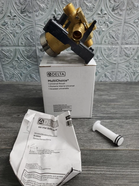 DELTA R10000-UNBX MULTICHOICE Universal Tub & Shower Rough-In Valve Kit ...