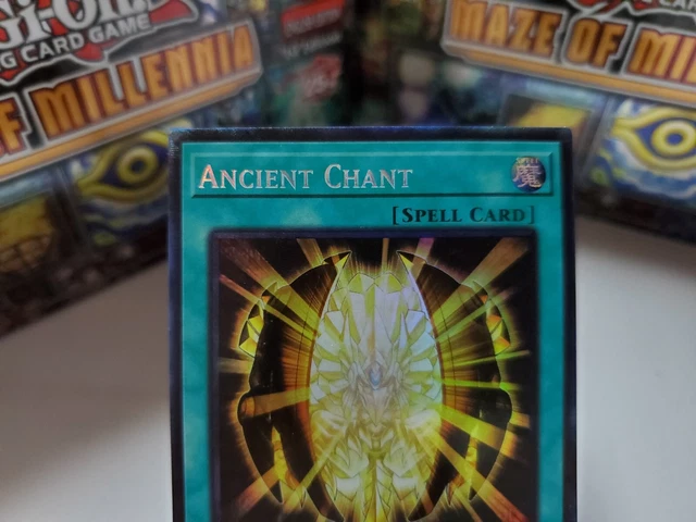 YU-GI-OH MAZE OF Millennia #MZMI-EN069 Ancient Chant Collector's Rare ...