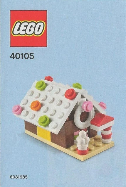 LEGO MONTHLY MINI Model Build Set Gingerbread House polybag - 40105-1 ...