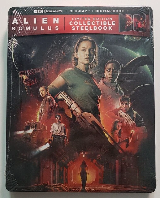 ALIEN ROMULUS LIMITED Edition Collectible Steelbook 4K Ultra HD + Blu ...
