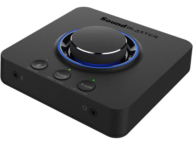 CREATIVE SOUND BLASTER X3 7.1 Channels USB Type-C Interface Hi-Res ...