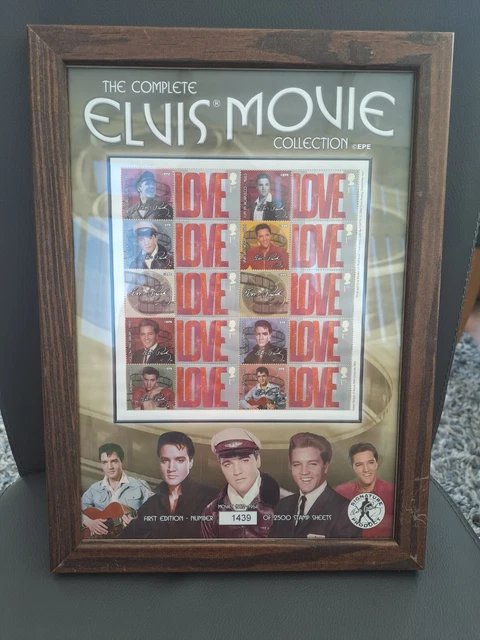 THE COMPLETE ELVIS Presley Movie Collection Collectible Stamp Sheet in ...