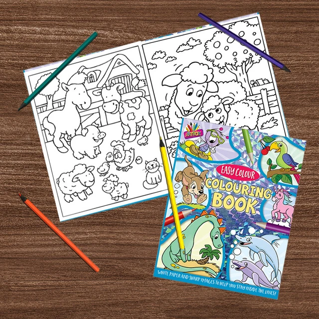 A4 ACTIVITY DOT to Dot Word Search Colouring Book 80gsm White Paper ...