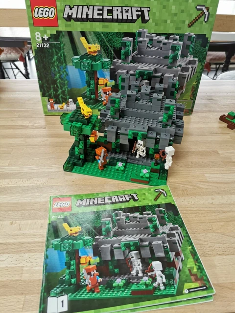 LEGO MINECRAFT 21132 le Temple de la Jungle - Jungle Temple EUR 135,00 ...