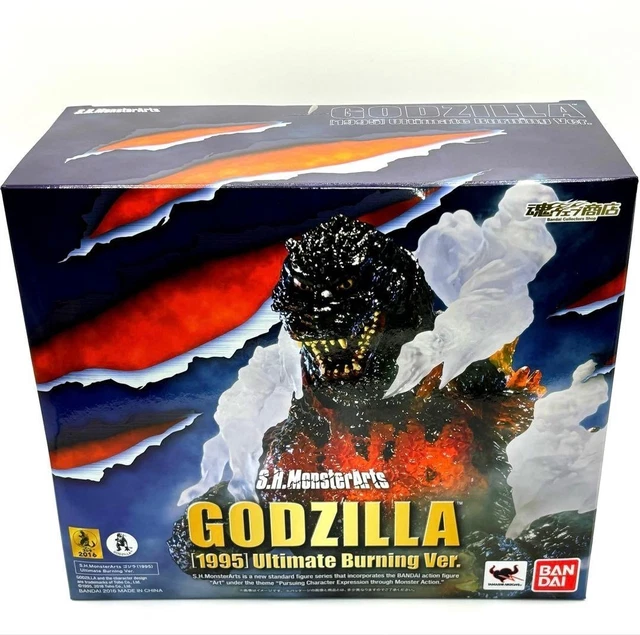 S.H. MONSTERARTS GODZILLA 1995 Burning Ultimate Ver. Figura de Bandai ...