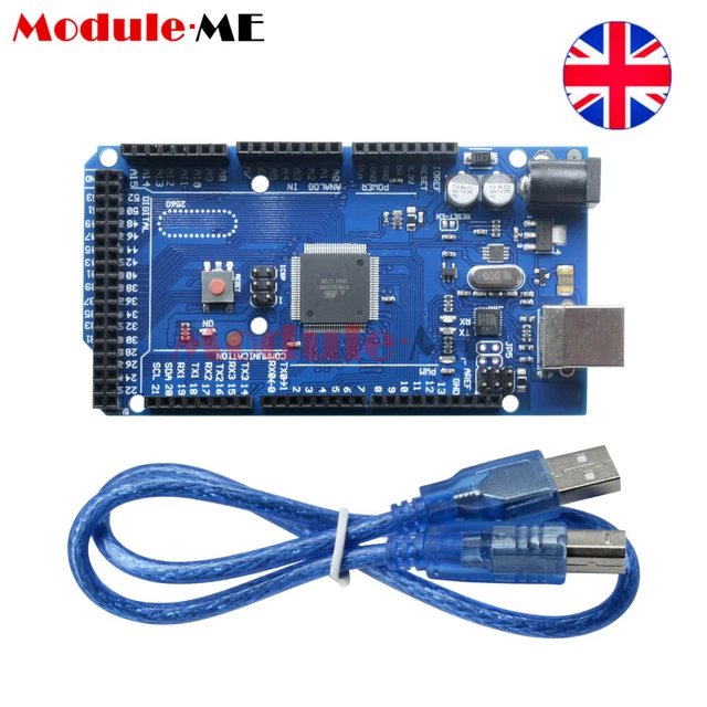 MEGA 2560 R3 Module ATMEGA16U2 ATMEGA2560-16AU Module + USB Cable For ...