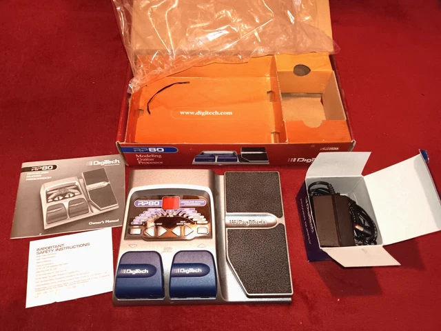 DIGITECH RP80 MODELING Guitar Processor With Box Power Supply ...