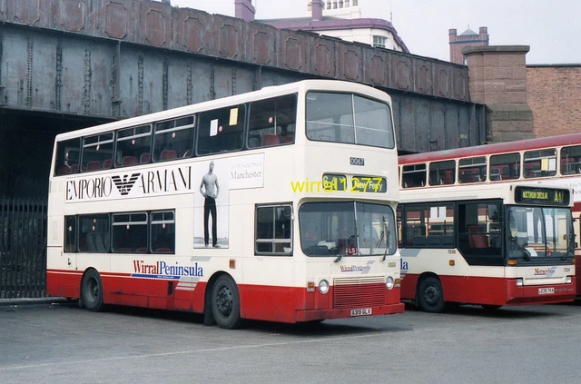 ORIGINAL BUS PHOTOGRAPHIC negative MZtl Wirral Peninsula Olympian ...