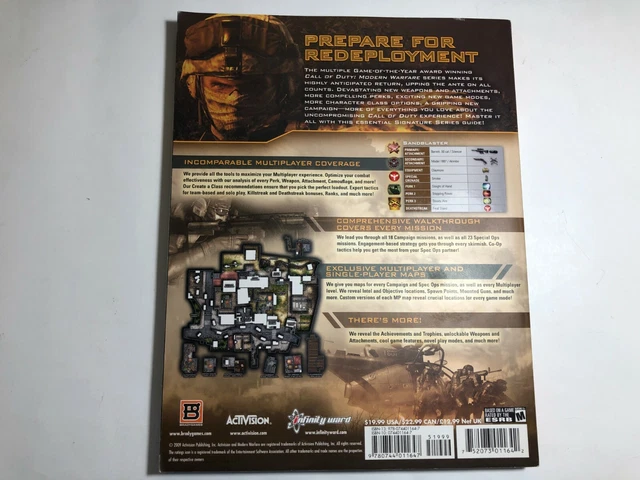 CALL OF DUTY Modern Warfare 2 Official Strategy Guide Book $9.99 ...