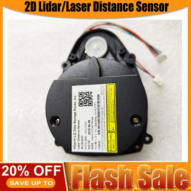 2D LIDAR LASER Radar Scanner Lidar Sensor Distance Detection 360° Range ...