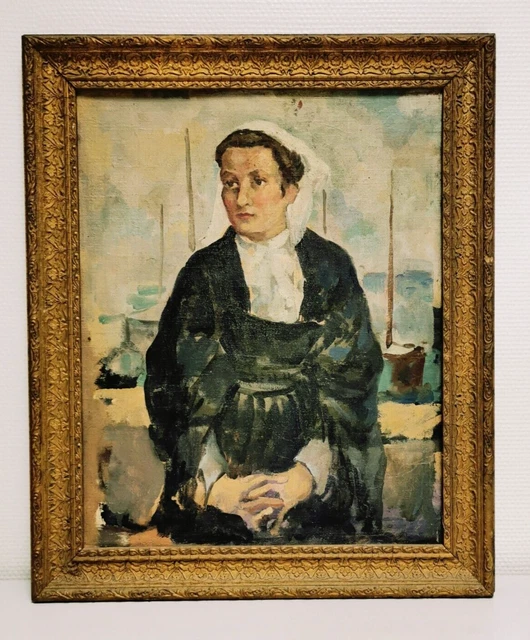 ANCIEN TABLEAU / Huile . Portrait d une Bretonne . bretagne EUR 255,00 ... ANCIEN TABLEAU / Huile . Portrait d une Bretonne . bretagne EUR 255,00 ...