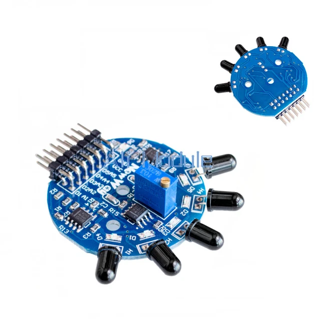 5 WAY FLAME Sensor Module Digital Analog Output Fire extinguisher Robot ...