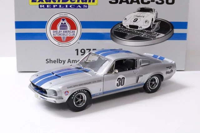 1:18 EXACT DETAIL Shelby GT 350 Coupe 1967 silver #30 "SAAC-30" Limited ...