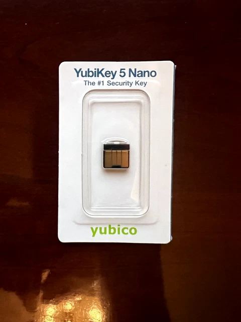 YUBICO YUBIKEY 5 Nano 2FA MFA Multi-Factor Authentication Security Key ...
