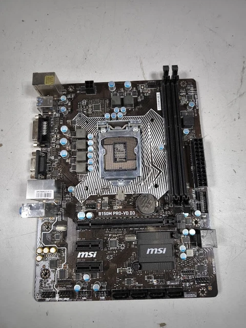 MSI B150M PRO-VD D3 Motherboard - For Parts, Cosmetic Wear £22.60 ...