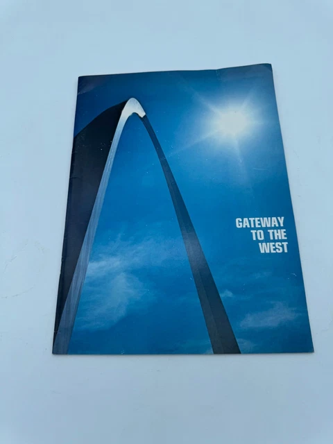 1970S ST LOUIS Gateway Arch Program Gateway to the West River Front ...