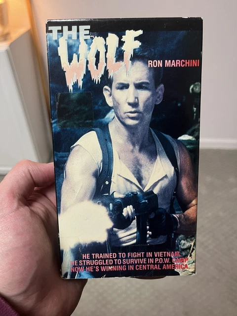 RARE! VHS TAPE The Wolf 1990 Ron Marchini Action STAR CLASSICS SP TAPE ...