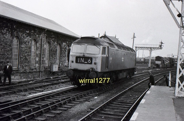 ORIGINAL RAILWAY PHOTOGRAPHIC negative Class 47 47467 at Inverness 1977 ...
