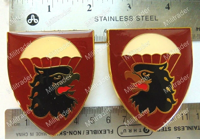 SOUTH AFRICAN ARMY 44 Parachute Regiment SADF Badge (2 Metal Badges ...