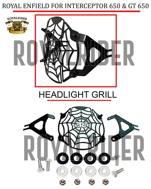 ROYAL ENFIELD INTERCEPTOR 650 & Continental GT 650 "Headlight Grill Set ...