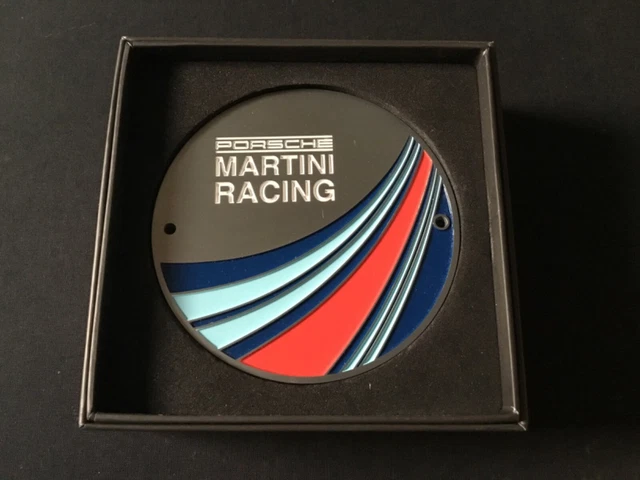 BADGE DE GRILLE De Calandre Porsche Martini Racing Edition Limitee No ...
