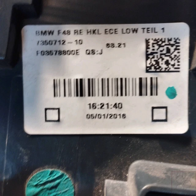 FANALE POST. PARTE EST. DX. per BMW X1 (F48) xDrive18d Suv 70ecd5 ...