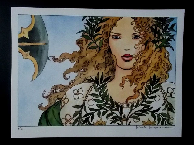 MILO MANARA ( Art Print ) " Miel " Epreuve d'Artiste + Belle Signature ...