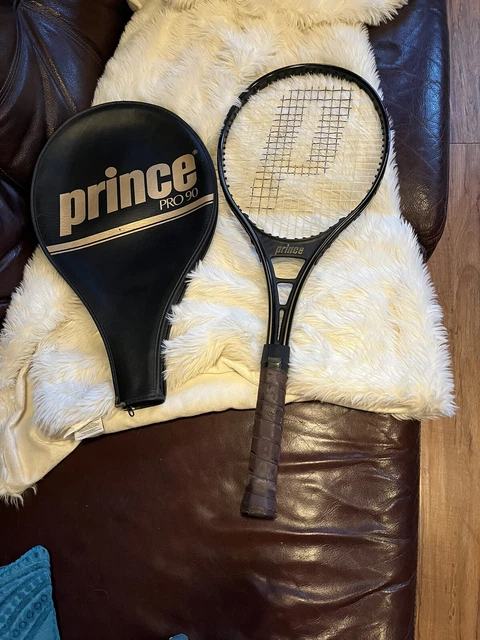 VINTAGE PRINCE PRO Series 90 Tennis Racket Racquet & Cover $50.00 ...