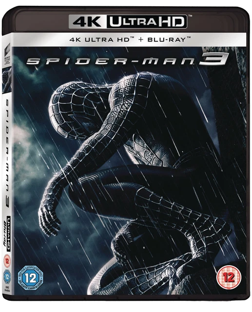 SPIDER-MAN 3 (4K UHD Blu-ray) Bryce Dallas Howard Dylan Baker Willem ...