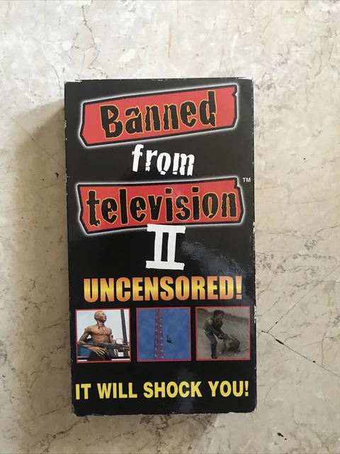 BANNED FROM TELEVISION 2 vhs £17.13 - PicClick UK