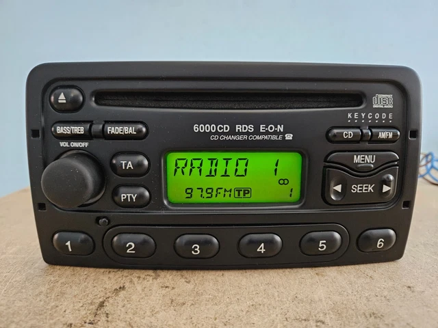 FORD TRANSIT MK6 / Connect Van Radio Stereo Cd Player 2002 2003 2004 ...