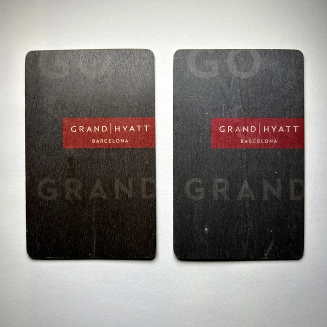 GRAND HYATT BARCELONA Hotel Key Card 2024 Lot of 2 Made of Wood $20.00 ...