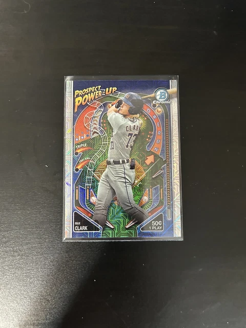 MAX CLARK 2024 Bowman Power Up Cromato Prospect Argento Mojo PP-12 EUR ...