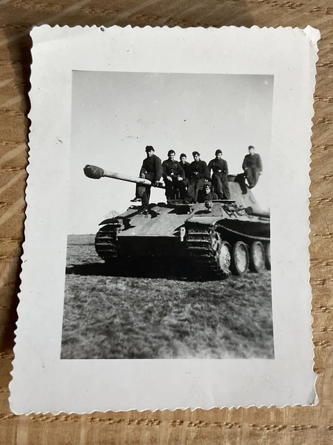 PANTHER PANZER REGIMENT 35 1944 Sedan 5,5x 7 cm Wehrmacht Original ...